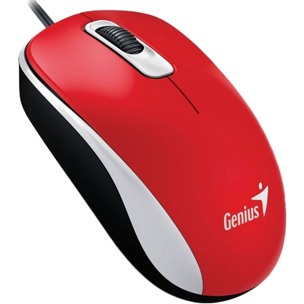 Mouse GENIUS USB Red (DX-110-Red)-(15007) - Previsora del Paraná