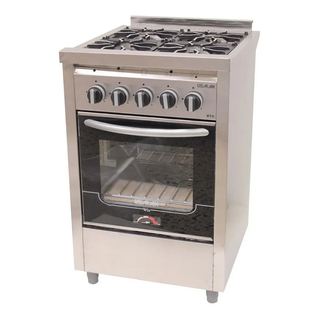 Cocina USMAN 55cm Industrial Win Electric Rejas de Aluminio ...