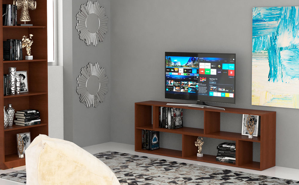 MODULO RACK L MOSCONI TABACO-(81012)-995132 - Previsora del Paraná